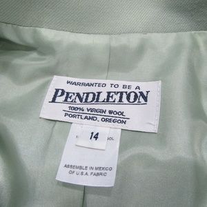 Pendleton | Jackets & Coats | New Vintage Pendleton 0 Wool Blazer Pale ...